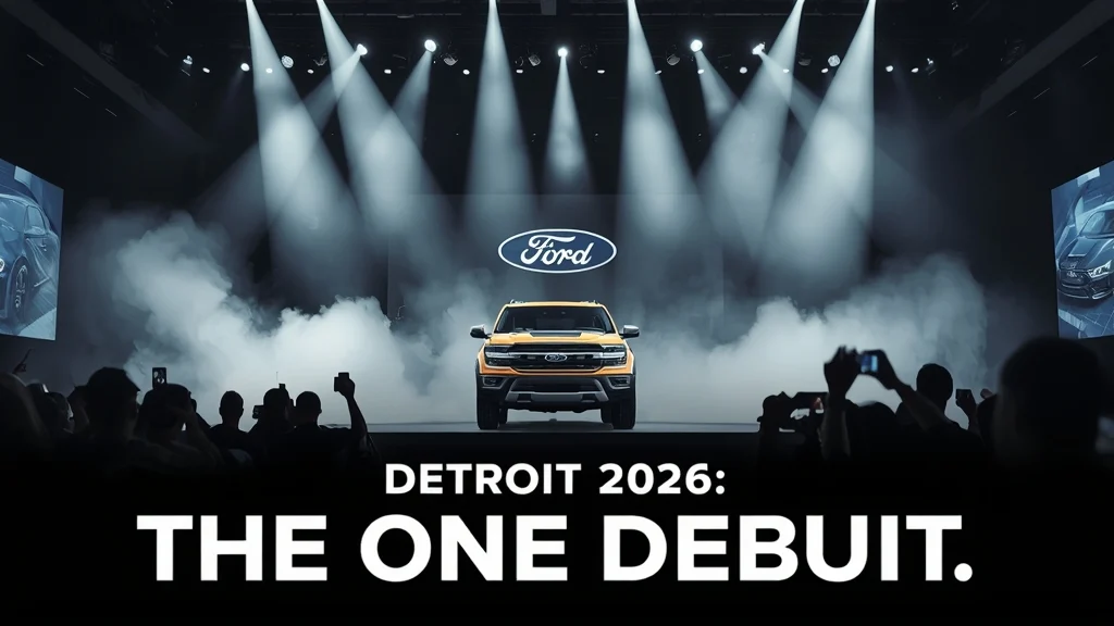 Detroit Auto Show 2026: Only One New Car Unveiled