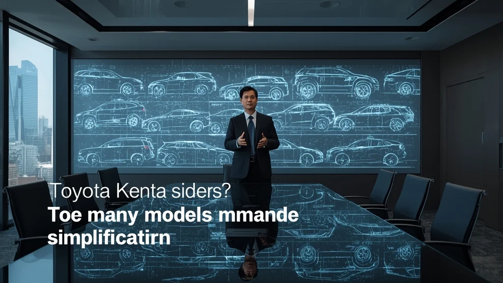 Toyota Faces Overload of Model Variants, CEO Says